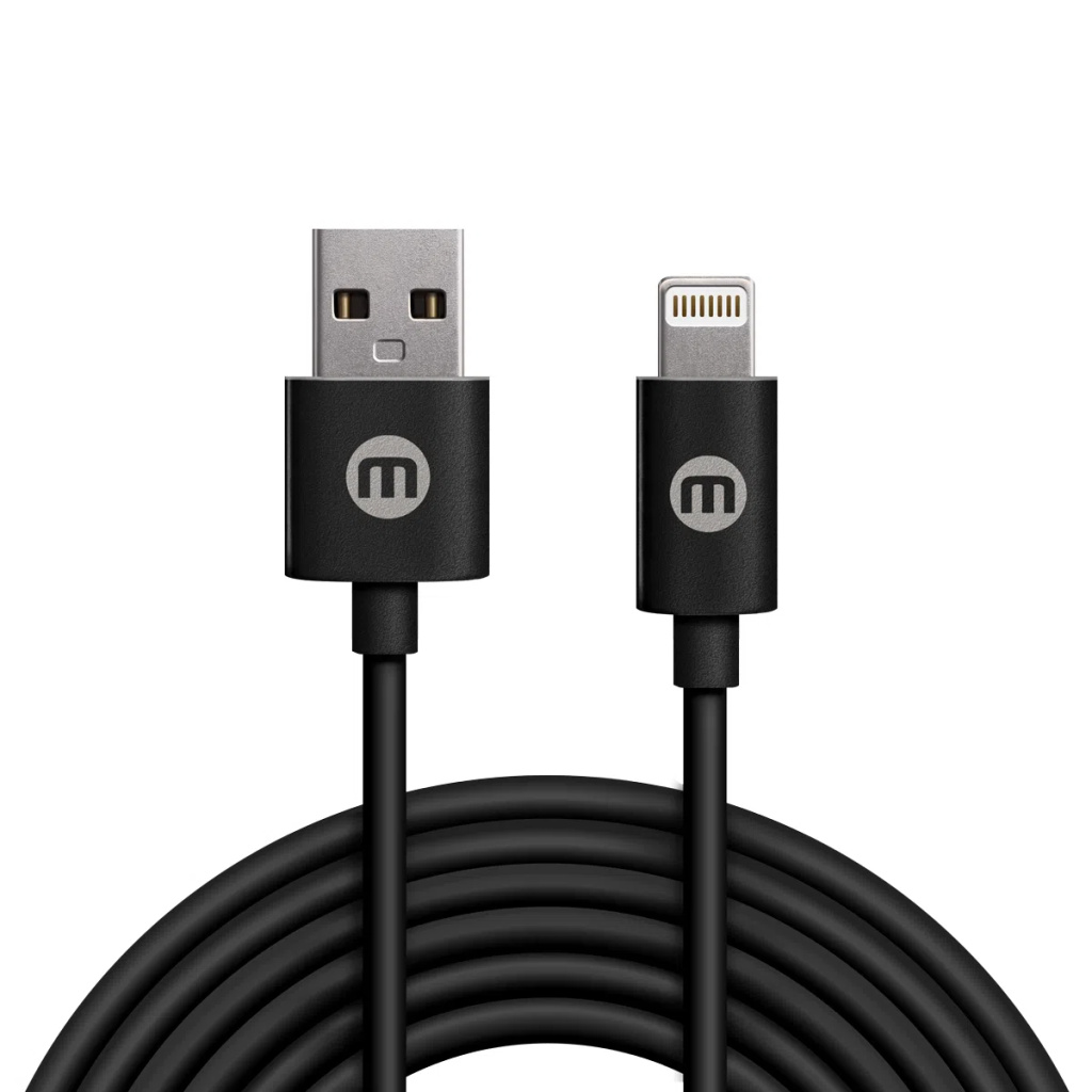 CABLE LIGHTNING USB NEGROS 1 M - City Covers, protección para tu ...