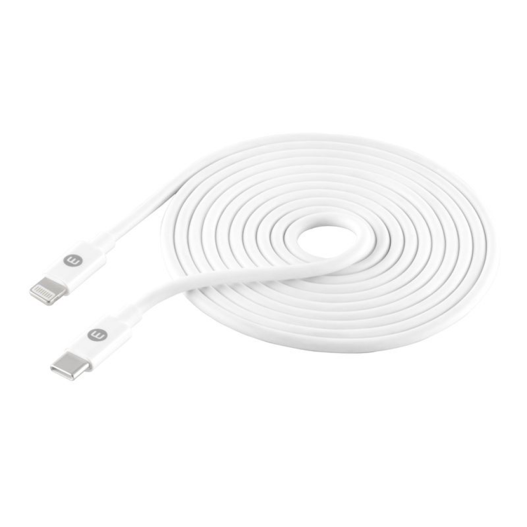 CABLE MOBO POWER TIPO C A LIGHTNING BLANCO 2MTS 3A - City Covers ...